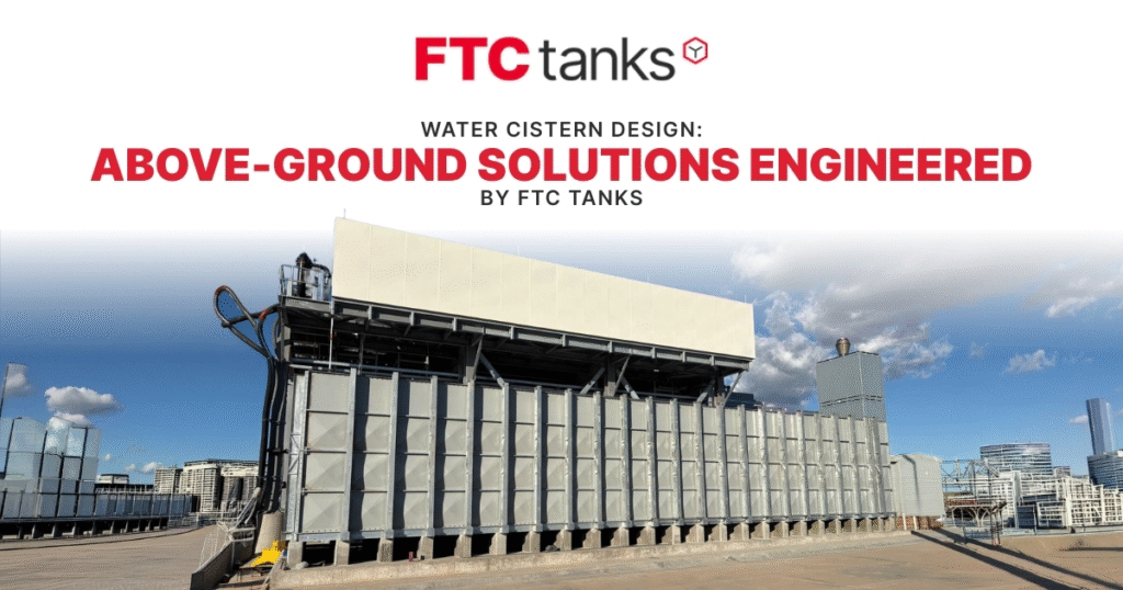 Above Ground Water Cistern Design Solutions - FTC Tanks